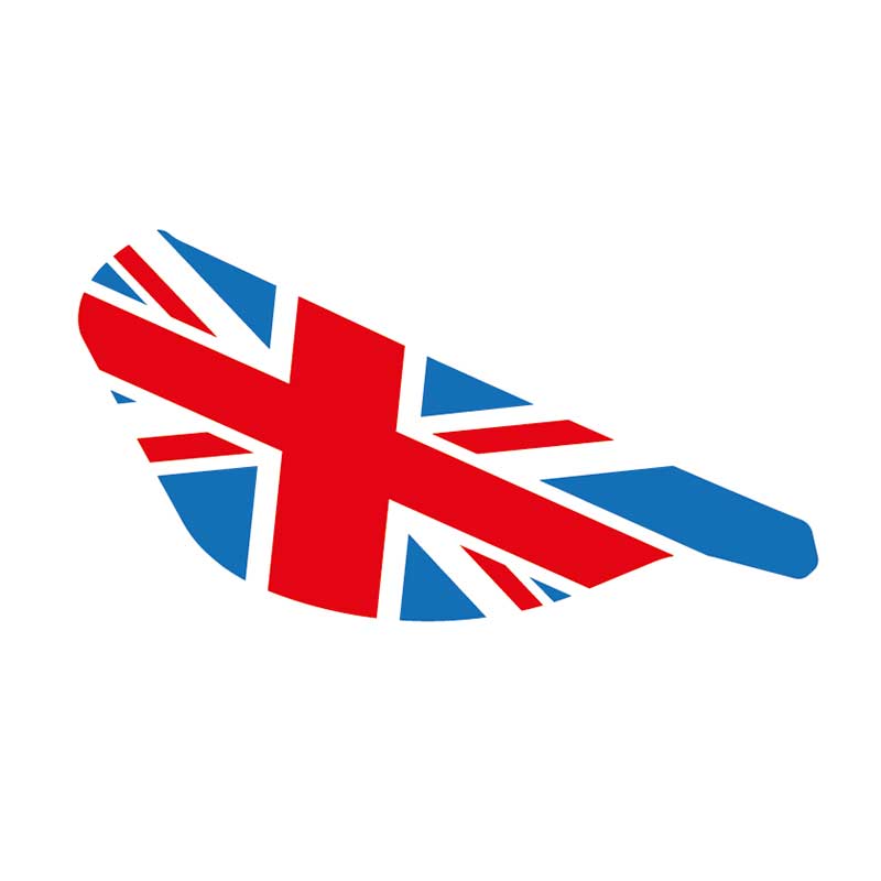 Sticker de phare Union Jack Triumph Tiger 660 - Creativ Garage